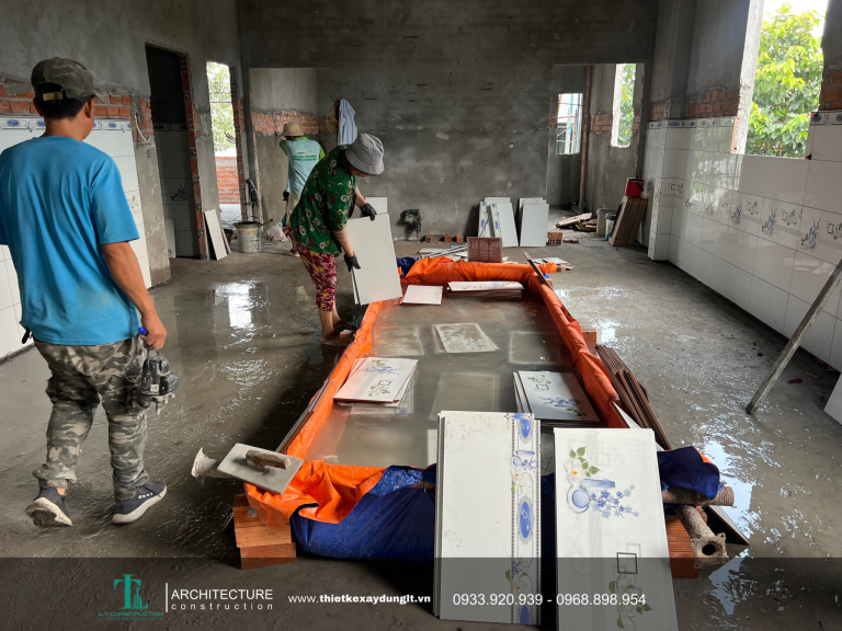 NHÀ PHONG CÁCH TÂN CỔ ĐIỂN TẠI HẬU GIANG - NHÀ CHÚ HOÀNG ANH